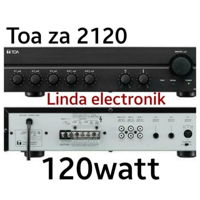 Jual amplifoer toa za2120 ampli toa za 2120 120watt | Shopee Indonesia