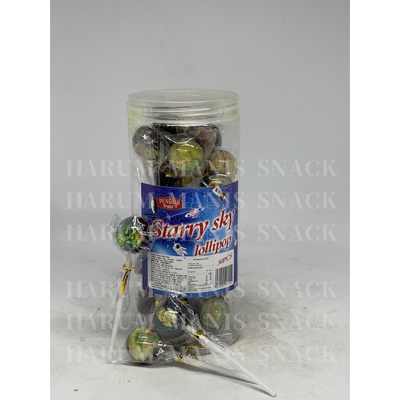 Jual Permen Aneka Rasa Buah Starry Sky Lollipop Loli isi 30 pcs ...