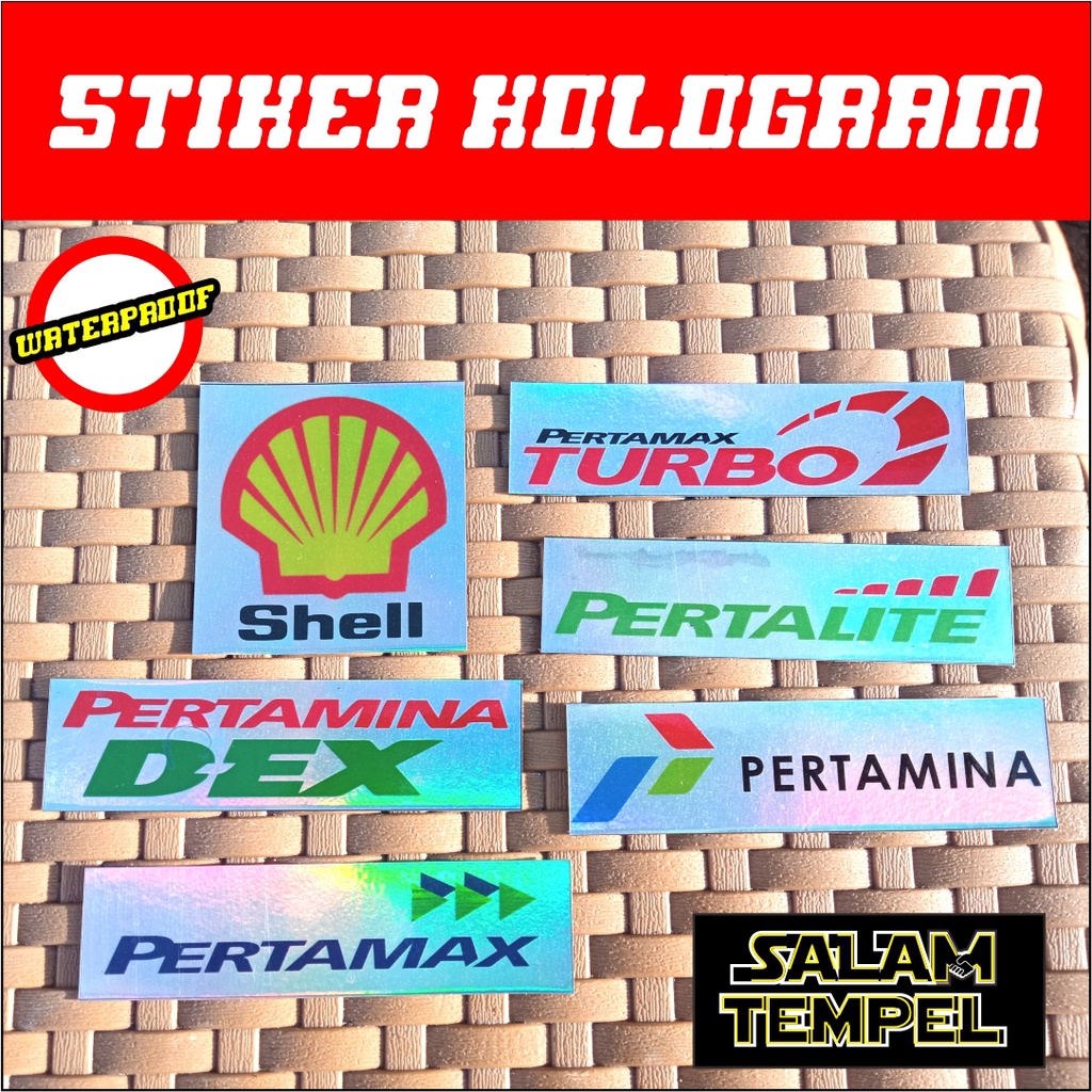 Jual Stiker Bahan Bakar PERTAMAX TURBO PERTAMINA Stiker Racing Bijian ...