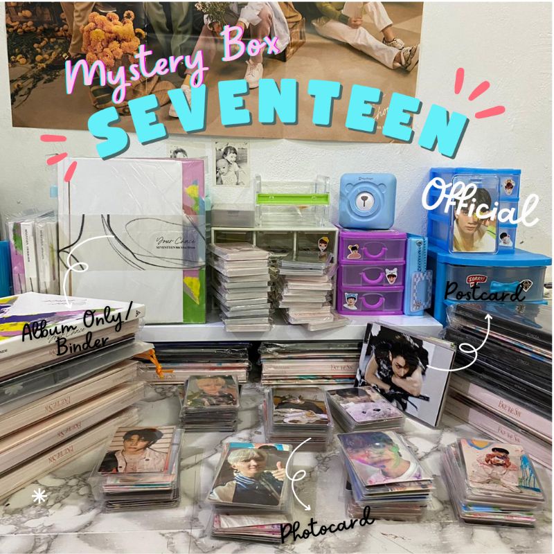 Jual READY STOCK RANDOM MERCH OFFICIAL KPOP SEVENTEEN - PHOTOCARD ...