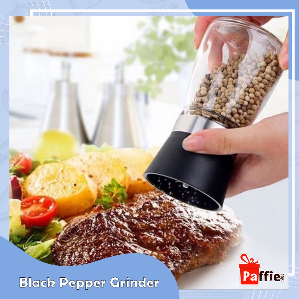 Jual Black Pepper Grinder Manual Shaker Alat Masak Dapur Bumbu Merica ...