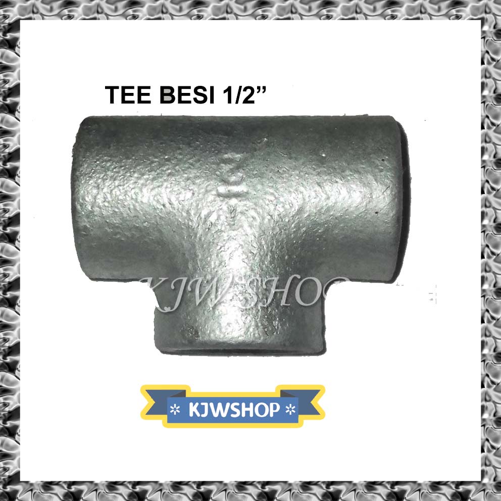 Jual Tee Besi 1/2" The Galvanis 1/2" Sambungan The Besi Galvanis 1/2 ...