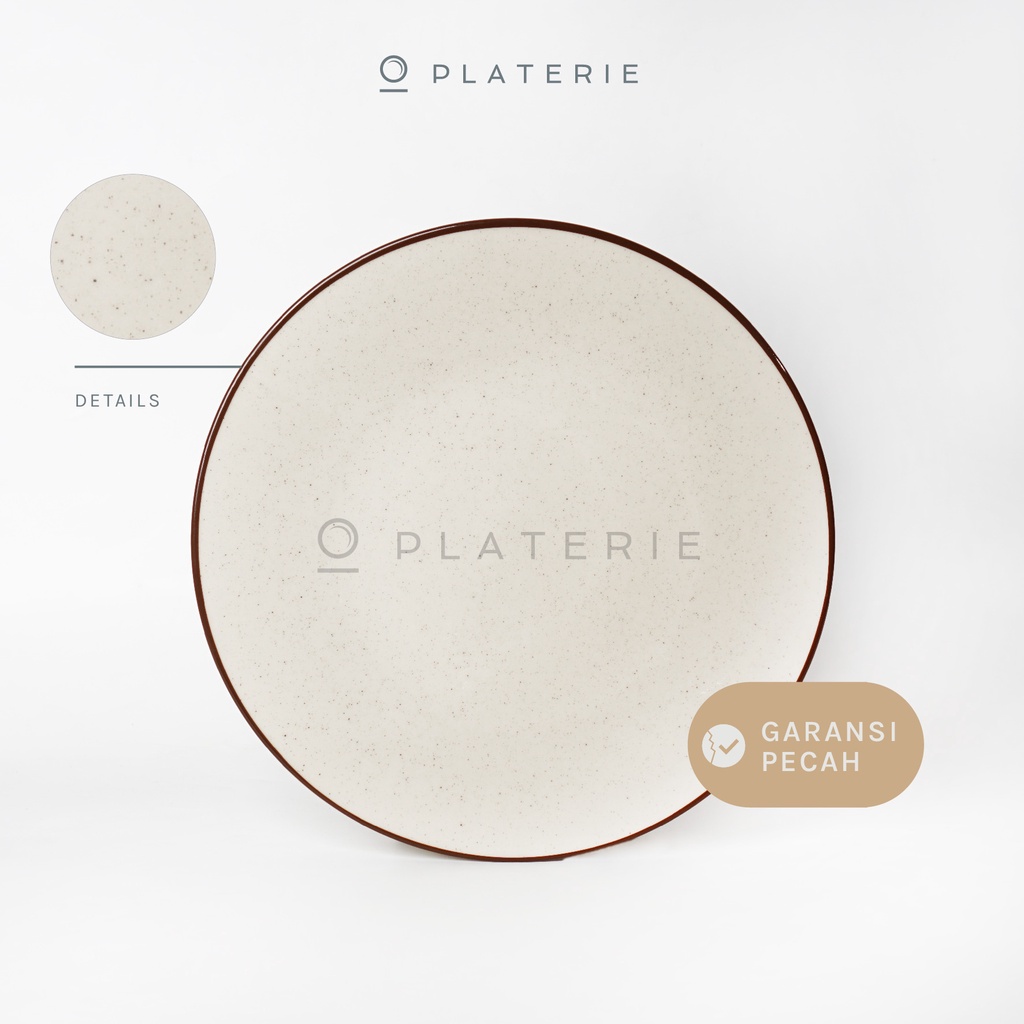 Jual [LIMITED] PLATERIE Piring Keramik Dinner Plate 10,5Inch / 27cm ...