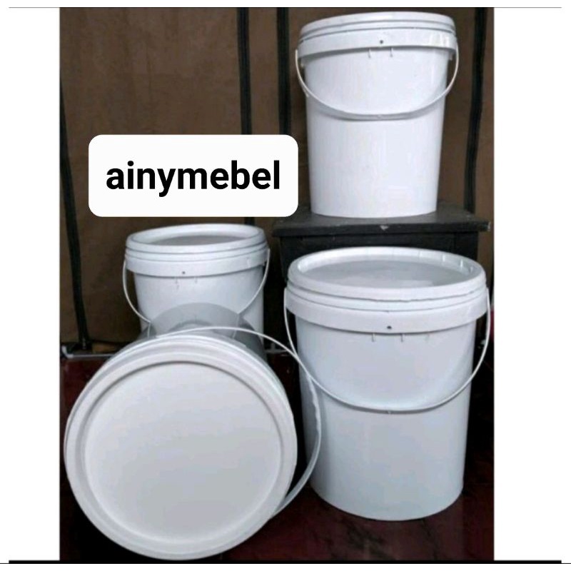 Jual ember bekas cat 25kg ember cat bekas 25kg pail plastik bekas cat ...