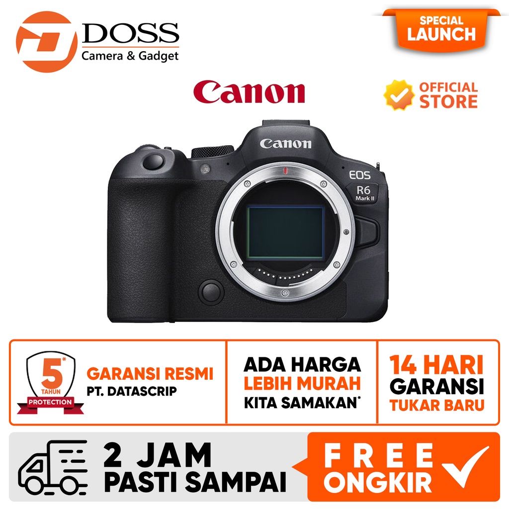 Jual Canon EOS R6II Canon EOS R6 Mark II Body Mirrorless Camera | Shopee Indonesia
