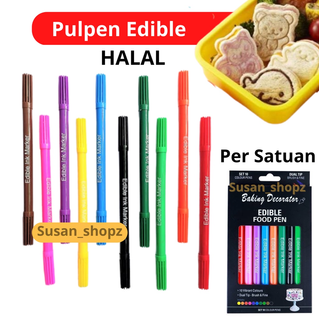 Jual Pulpen Edible Food Hias Makanan Bento | Shopee Indonesia