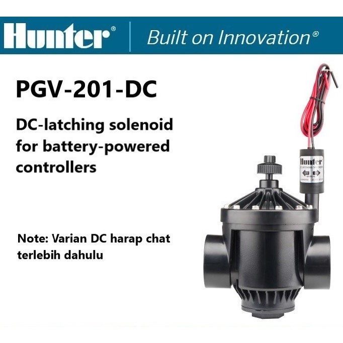 Jual Hunter PGV 201 B 2" inch Electric Solenoid Valve untuk Kran ...