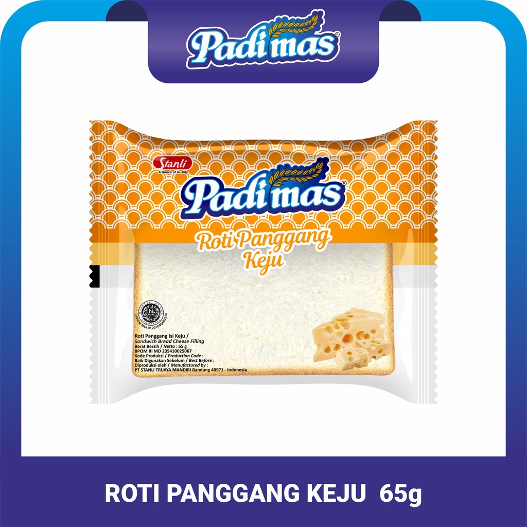 Jual Padimas Roti Panggang Rasa Keju 65g | Shopee Indonesia