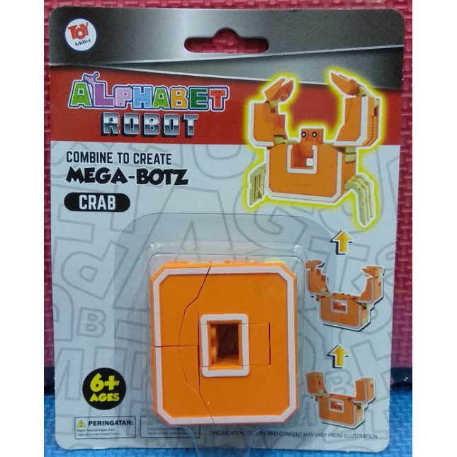 Jual Toy Addict Mainan Edukasi Alphabet Huruf Robot Mega Bots (A-Z ...