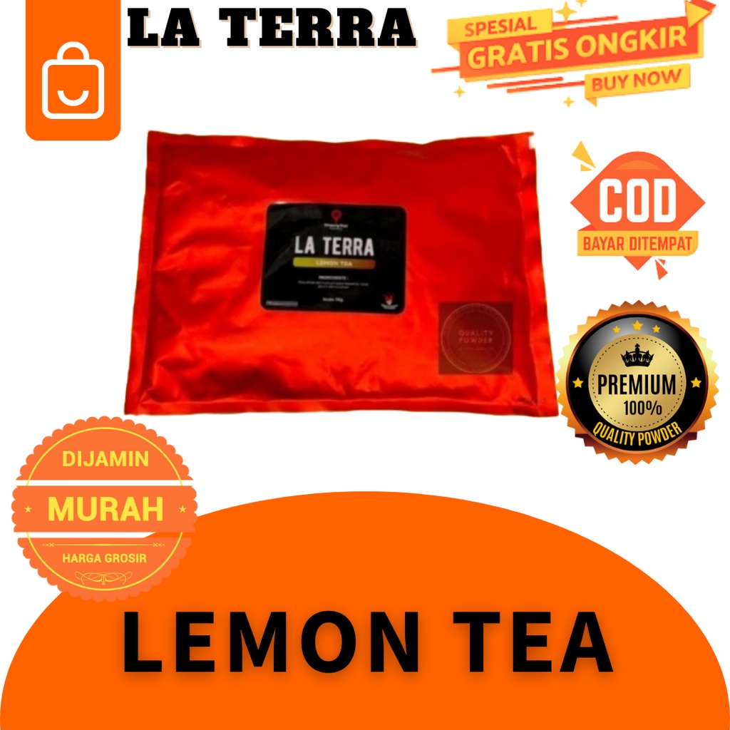 Jual LA TERRA LEMON TEA POWDER FRAPPE RASA BUAH LIMUN KEKINIAN | Shopee ...