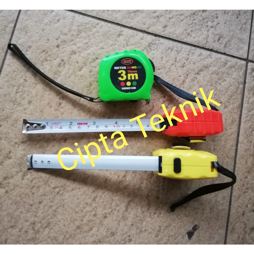 Jual Meteran 3 meter hioshi bangjo 10 feet measuring tape 3meter 3m 3 m | Shopee Indonesia