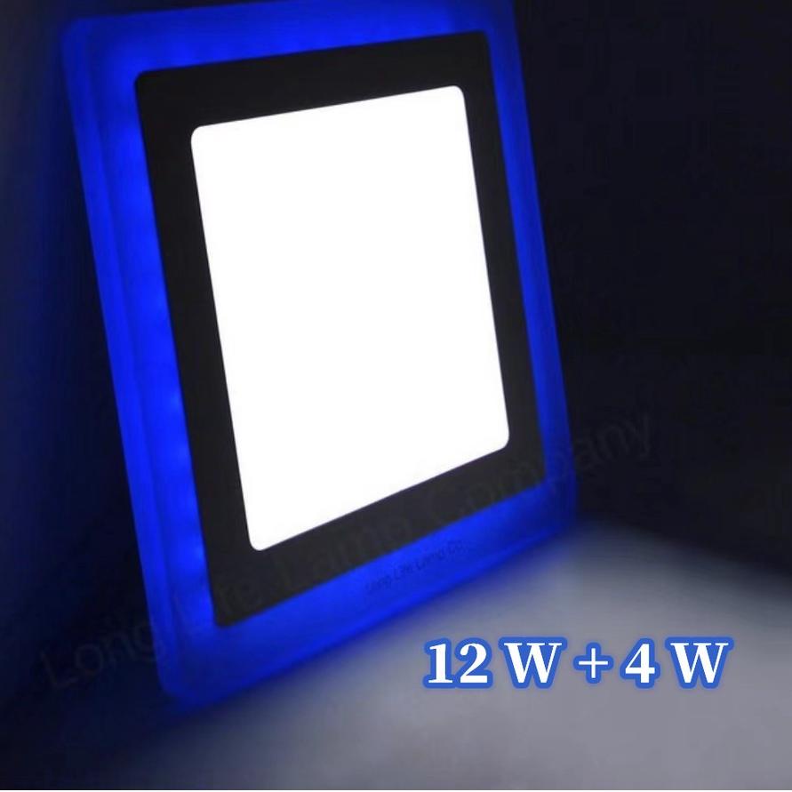 Jual LAMPU DOWNLIGHT LED PEX PANEL 2 WARNA 12W+4 WATT KOTAK TENGAH ...