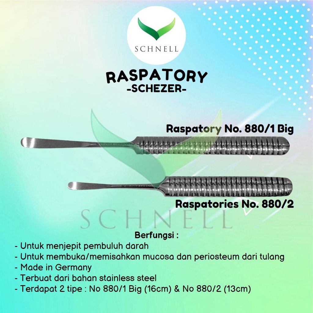 Jual Raspatory / Raspatorium Dental Schezer - Dental Instruments ...