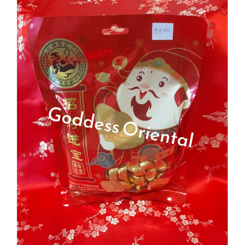 Jual Imlek Coklat Cai Shen Dewa Rejeki Yuan Bao / Chinese Ingot Family ...