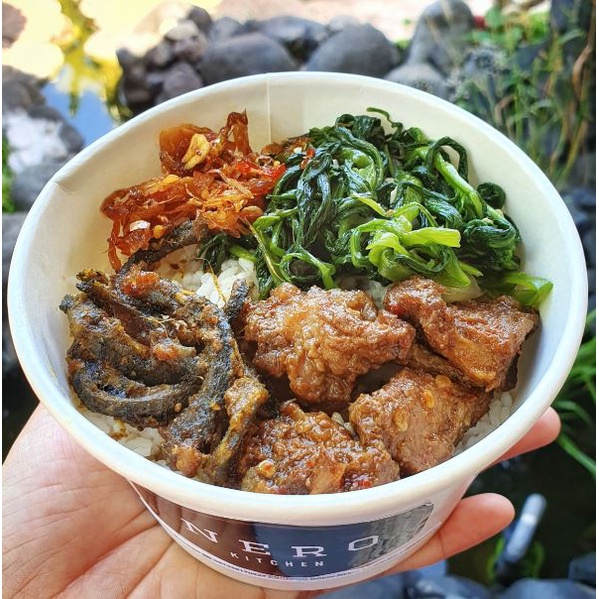 Jual Nasi BE GENYOL | Nasi Babi Kecap | Rice Box Nasi Campur Murah NERO ...