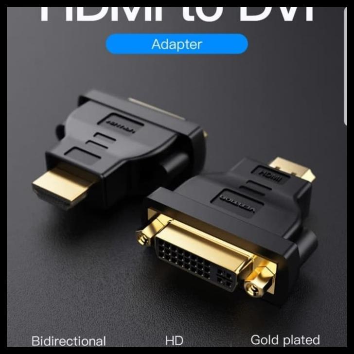 Jual Vention Ecc Original Hdmi Male To Dvi Female Converter Adapter