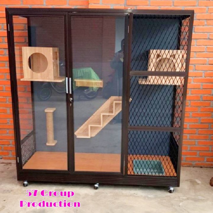 Jual Cathome Cat Aquarium Sultan Rumah Kandang Untuk Kucing/ Hewan ...