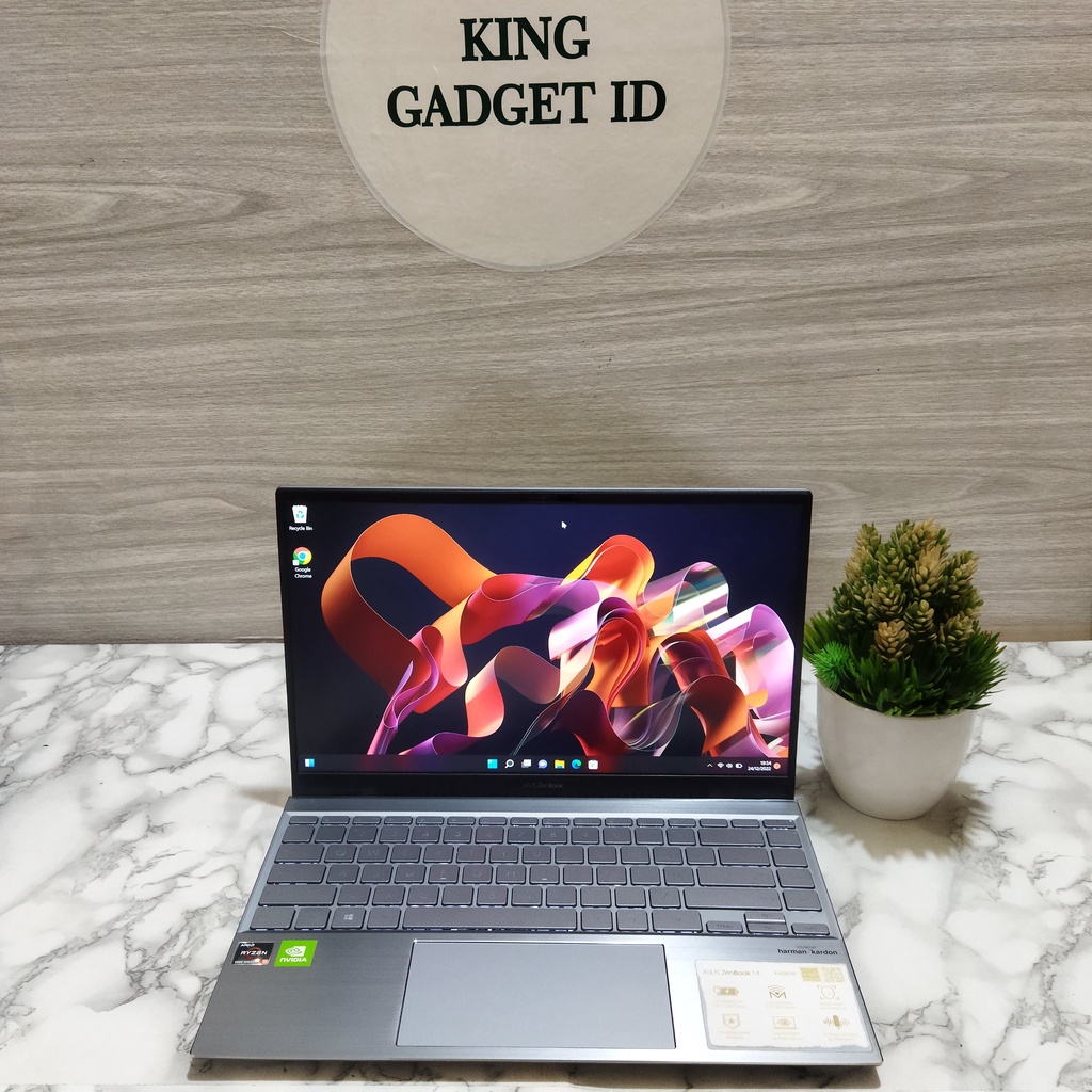 Jual Laptop Asus Zenbook 14 UX425UG Ryzen 5 5500U Ram 8/256 Geforce ...