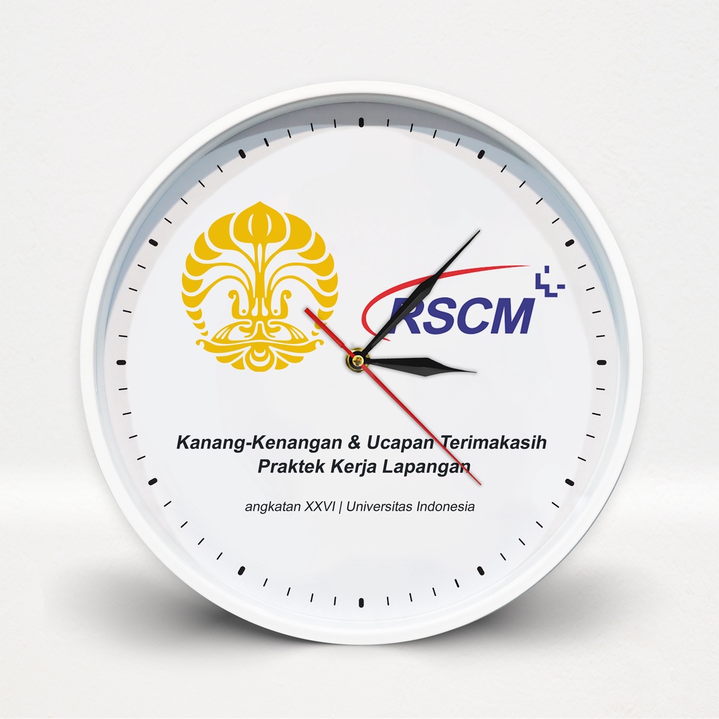 Jual Jam dinding Custom hadiah souvenir PKL gratis custom | Shopee ...