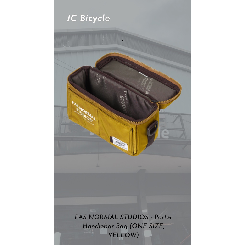 Jual PAS NORMAL STUDIOS Porter Handlebar Bag (ONE SIZE, YELLOW ...