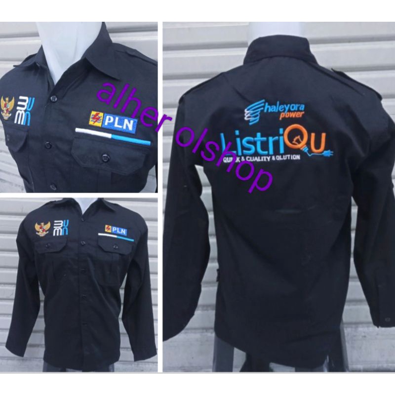Jual kemeja PLN baju PLN seragam PLN Pdh PLN kemeja kerja PLN baju ...