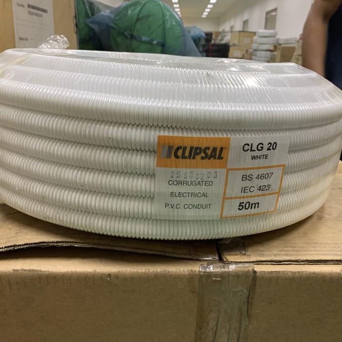 Jual Flexible Conduit 20Mm Clipsal 50 Meter | Shopee Indonesia