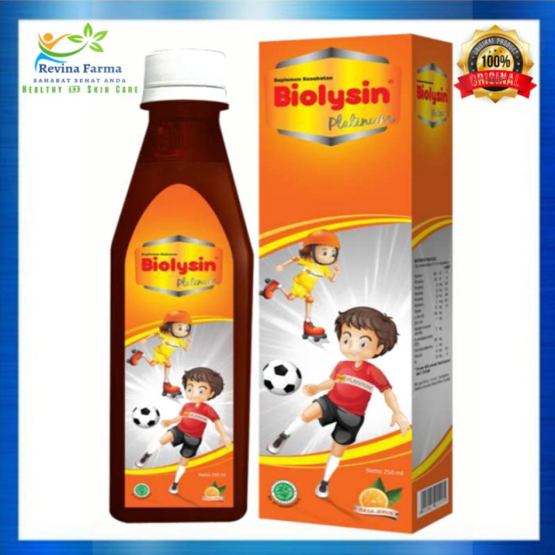 Jual Biolysin Platinum Syrup 250ml Vitamin Anak Untuk Nafsu Makan ...