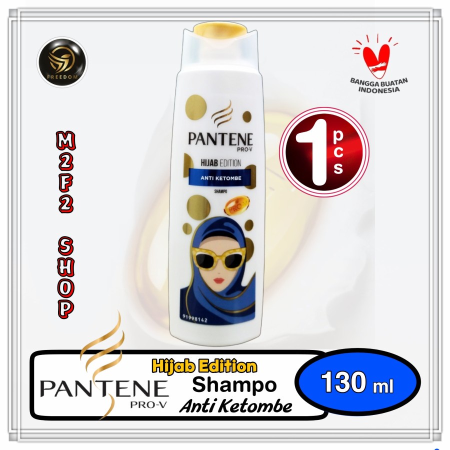 Jual Shampoo Pantene Hijab Anti Ketombe | Biru - 130 ml (Kemasan Satuan ...