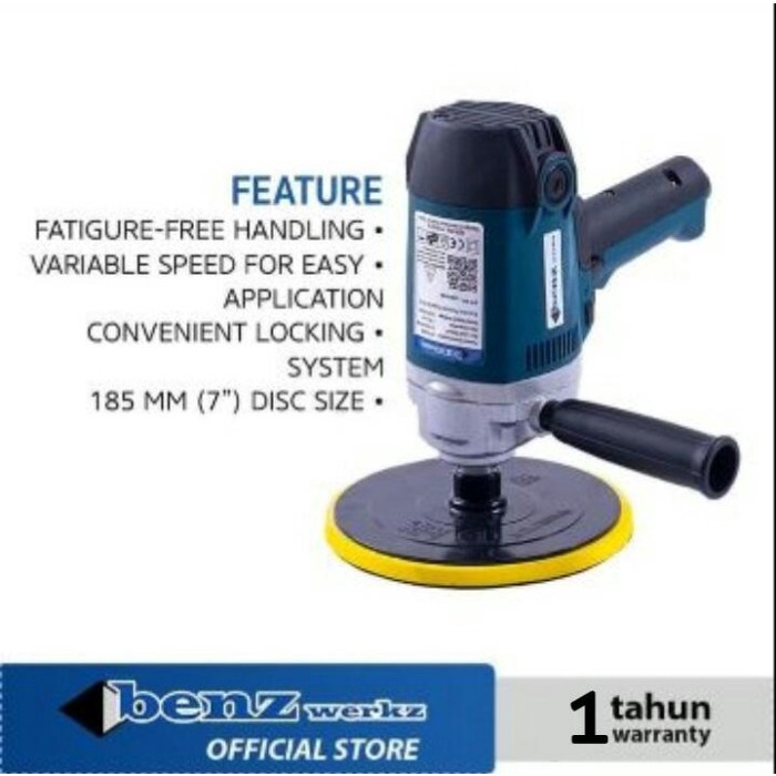 Jual Mesin Poles Mobil 185Mm 570Watt / Electric Polisher By Benz Werkz ...