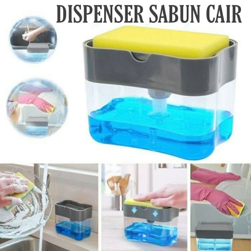 Jual DISPENSER SABUN CAIR 2in1 OTOMATIS/DISPENSER SABUN CUCI PIRING ...