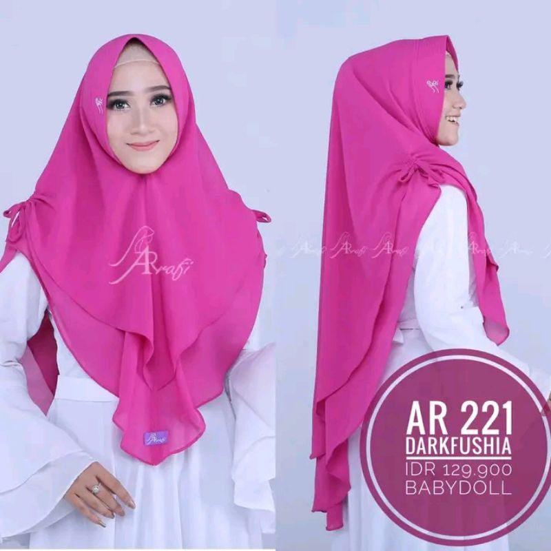 Jual Jilbab hijab keeudung instan arrafi 221 ar221 | Shopee Indonesia
