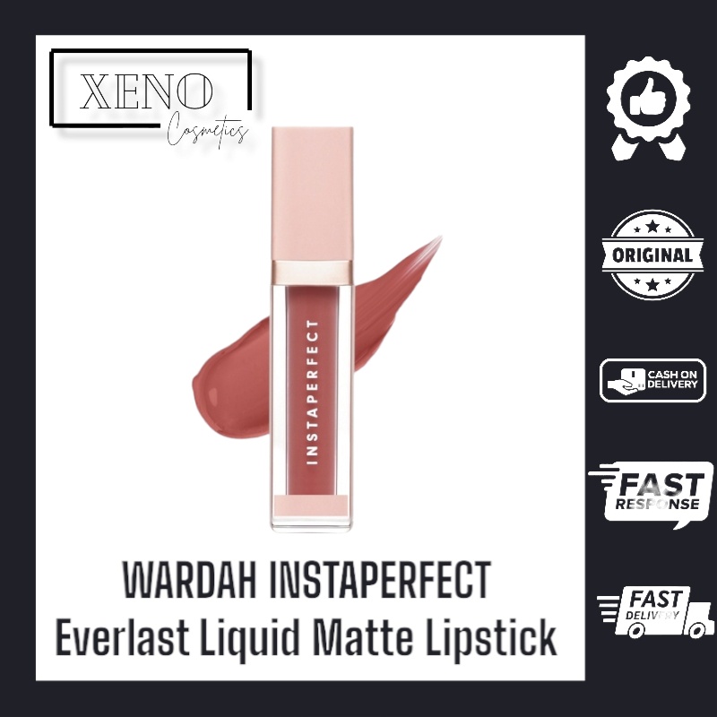 Jual WARDAH instaperfect everlast liquid matte lipstick | Shopee Indonesia