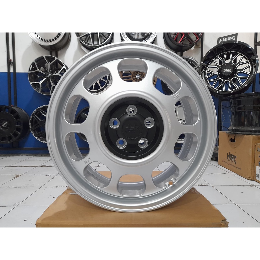 Jual velg hsr klg r15 vlg ring 15 rally look pcd 5x100 wheels kingdom surabaya | Shopee Indonesia