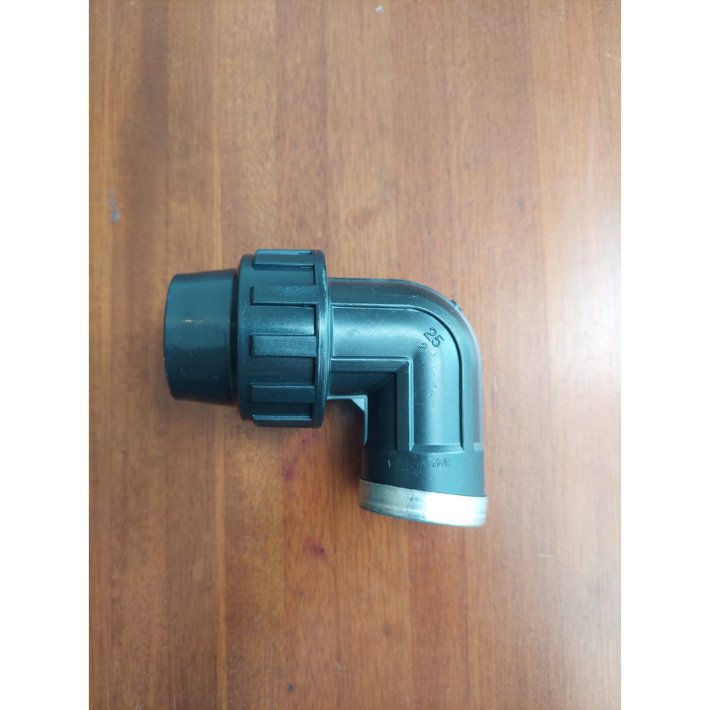 Jual Elbow Drat Dalam HDPE 3/4" 25mm Female Elbow Knee Compression ...