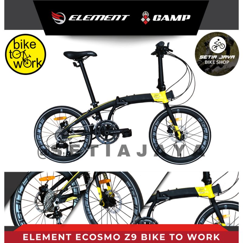 Jual Sepeda Lipat 20 Inch ELEMENT ECOSMO Z9 Bike To Work (B2W) Edition ...