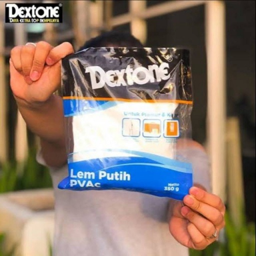 Jual Dextone Lem Putih PVAc 350gr Plamir Plamur Fox kayu Lem Tembok Lem ...