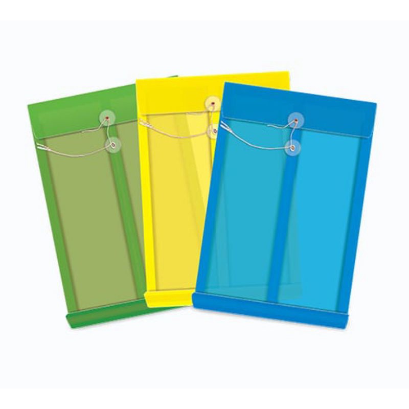 Jual Map Folio Model Tali Plastik Warna Transparan - Stopmap Kancing ...