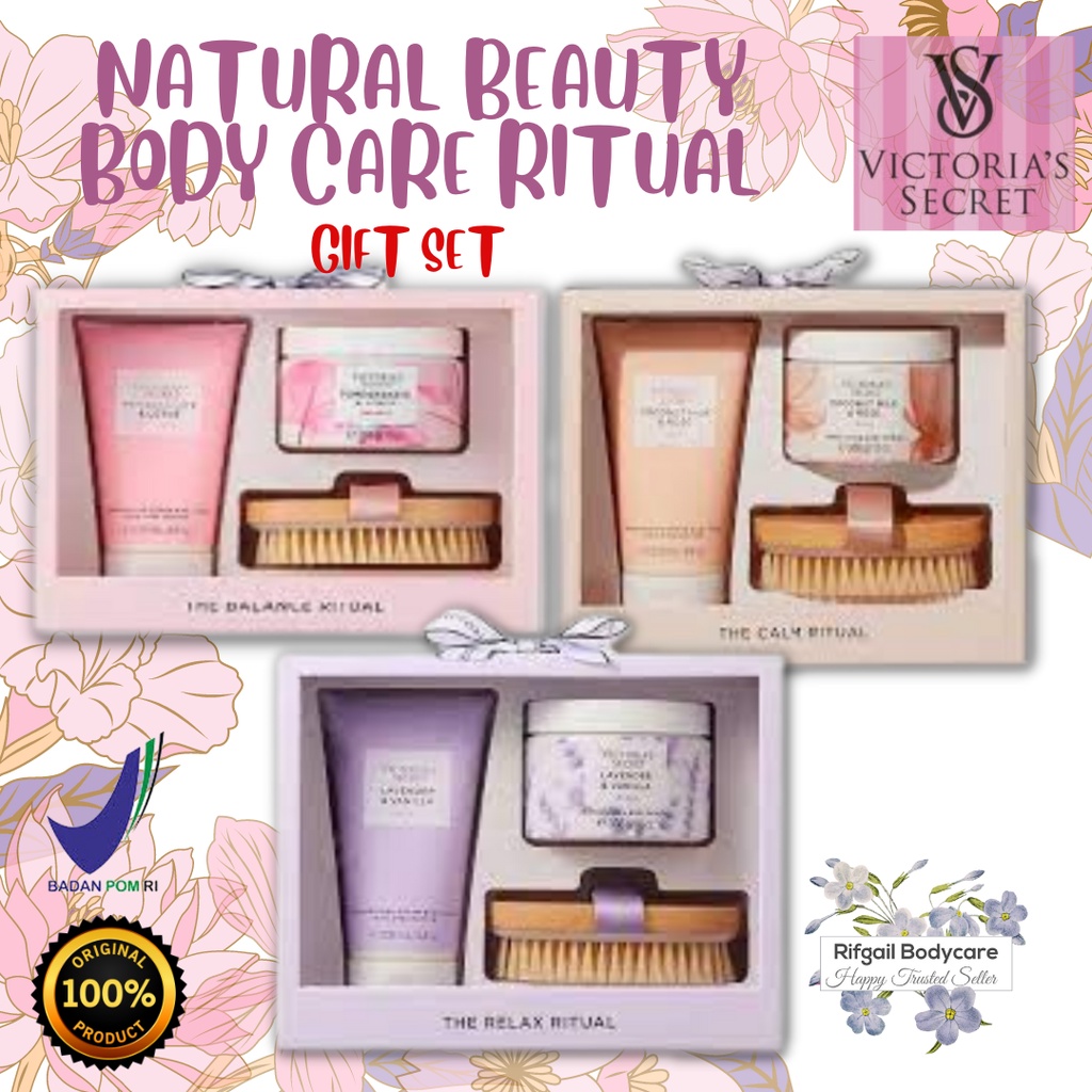 Jual Victoria's Secret Natural Beauty The Ritual Bodycare Gift Set ...