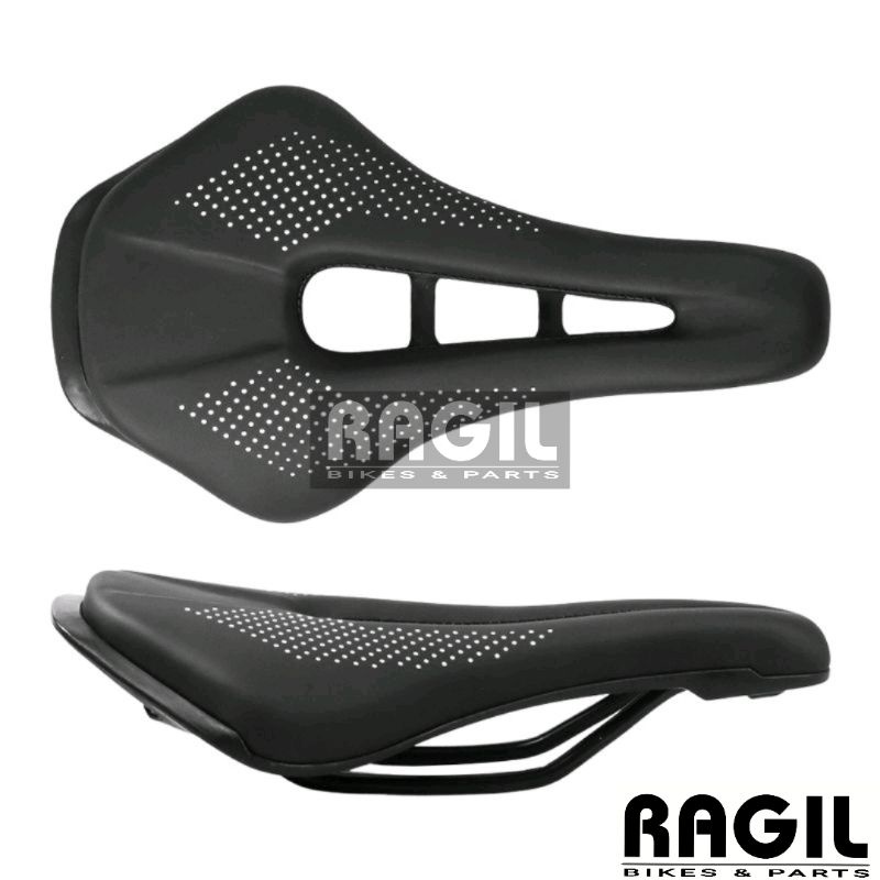 Jual SADEL SADDLE JOK SADEL EMPUK WEAR LUBANG HITAM SEPEDA MTB SELI ...