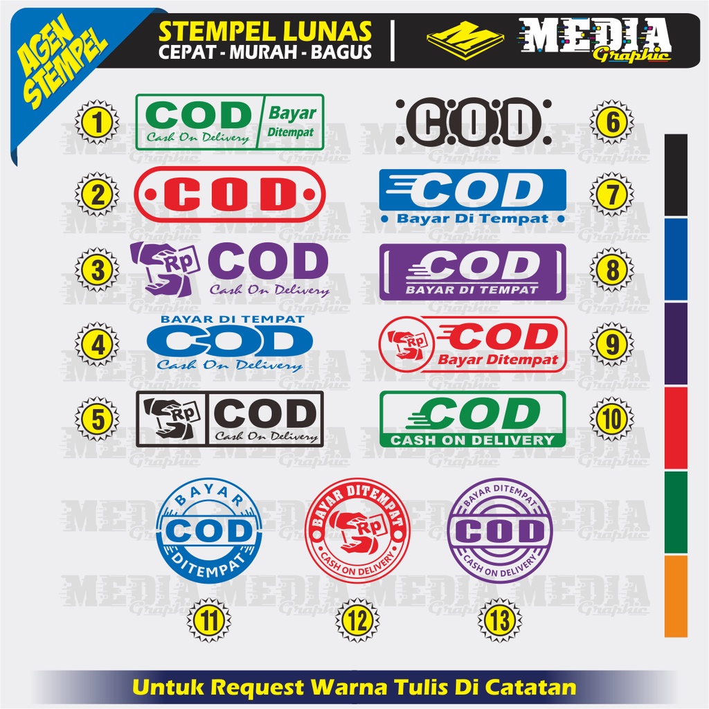 Jual CAP COD / STEMPEL COD / STEMPEL COD KOTAK & BULAT / STEMPEL FLASH | Shopee Indonesia