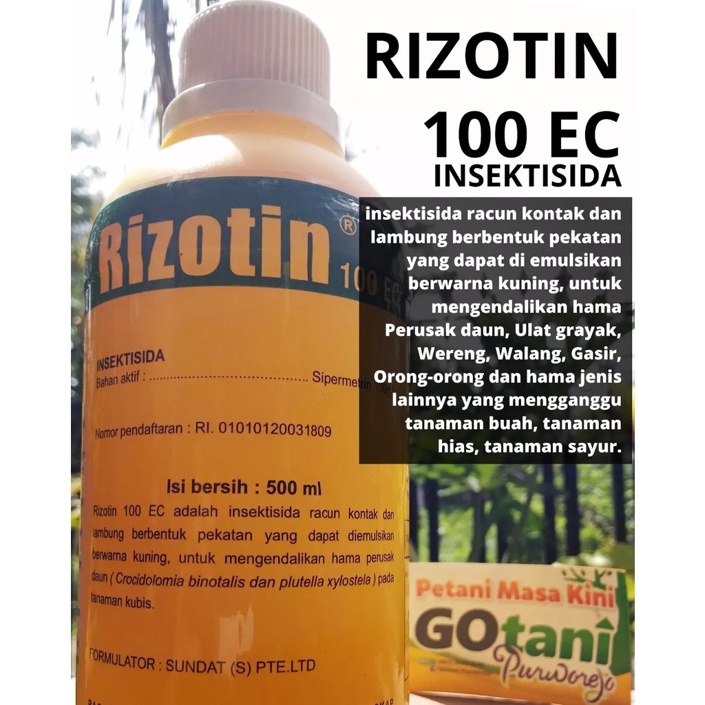 Jual RIZOTIN 100EC INSEKTISIDA TANAMAN BUAH | Shopee Indonesia