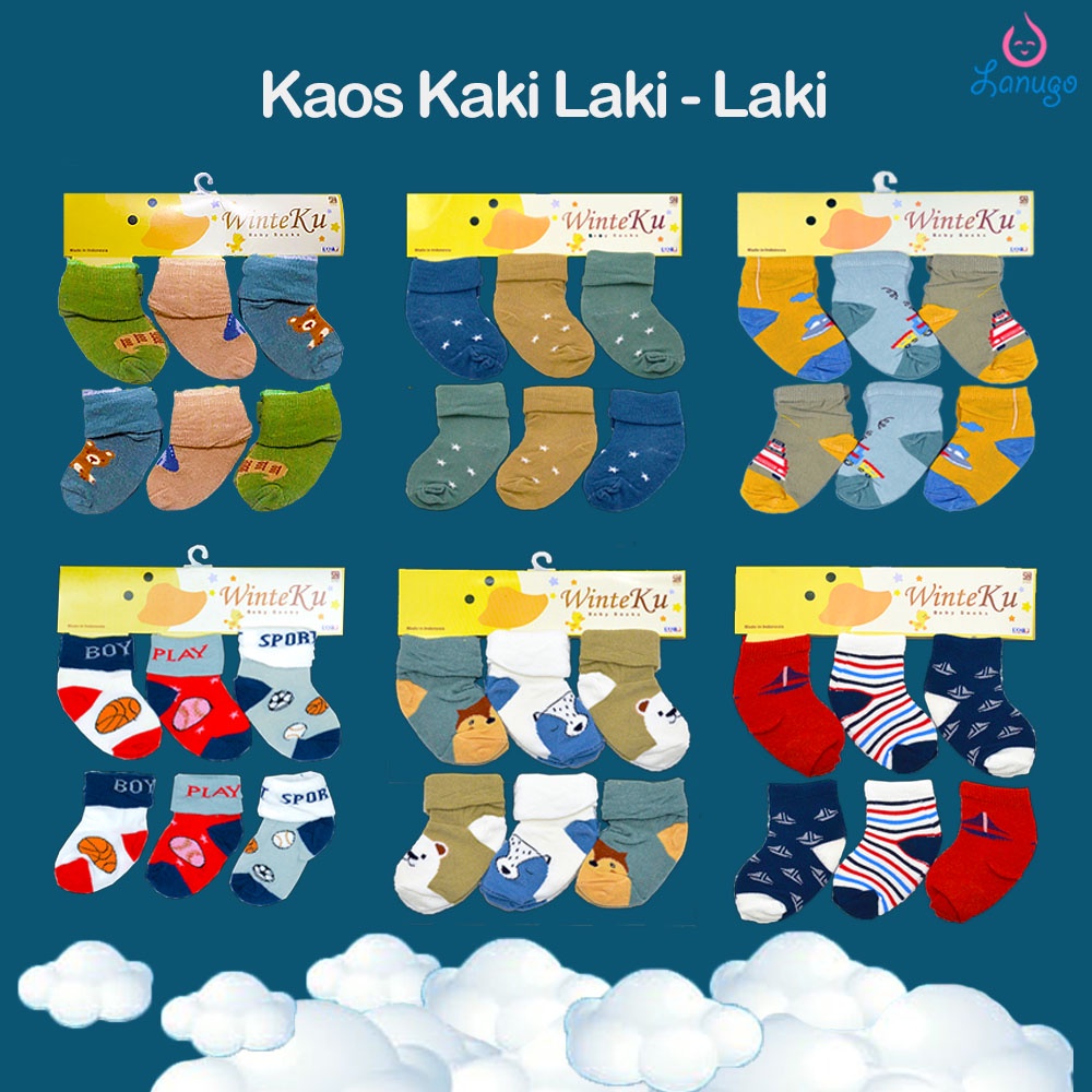 Jual Kaos Kaki Bayi / Baby Lakilaki / Boy Newborn / Baru Lahir 3in1| Perlengkapan Bayi Baru ...