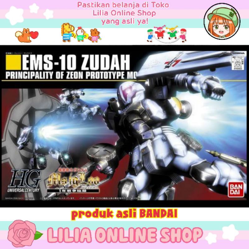 Jual HG HGUC 1/144 EMS-10 ZUDAH (asli Merk BANDAI) Model Kit Gunpla ...