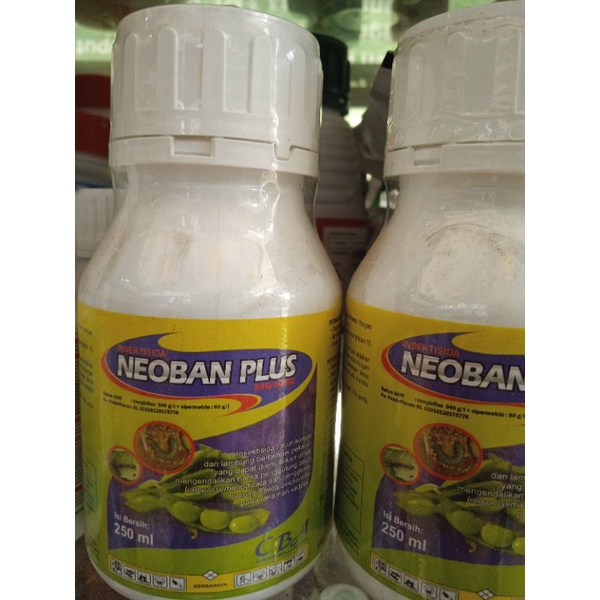Jual insektisida NEOBAN PLUS 540/60 EC, 250 ml untuk ulat dan penggerek ...