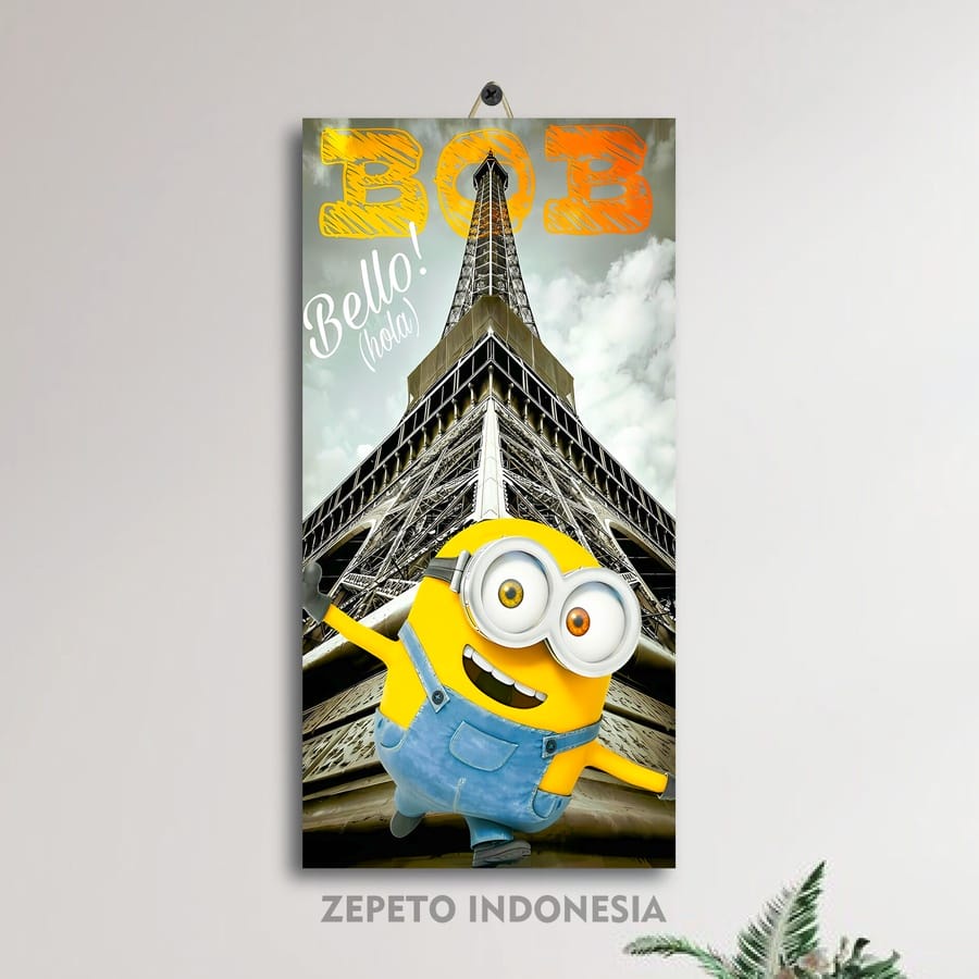 Jual 21-32 HIASAN RUANG ANIMASI MINION KEVIN BOB AGNES STUART 15X30 M2HLR/QRWSN/ DEKORASI RUANG ...