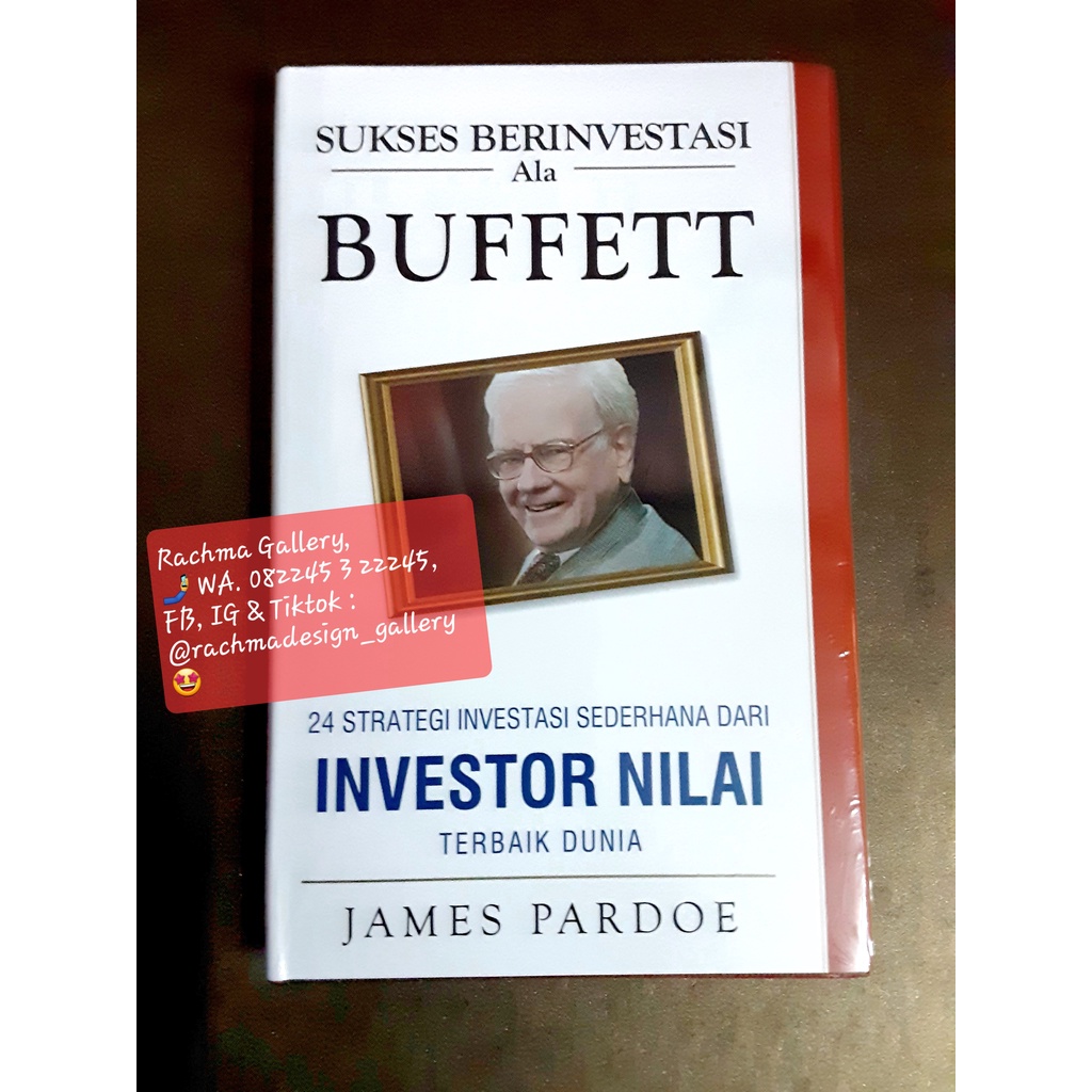 Jual Buku Investasi Sukses Berinvestasi ala Buffett 24 Strategi ...