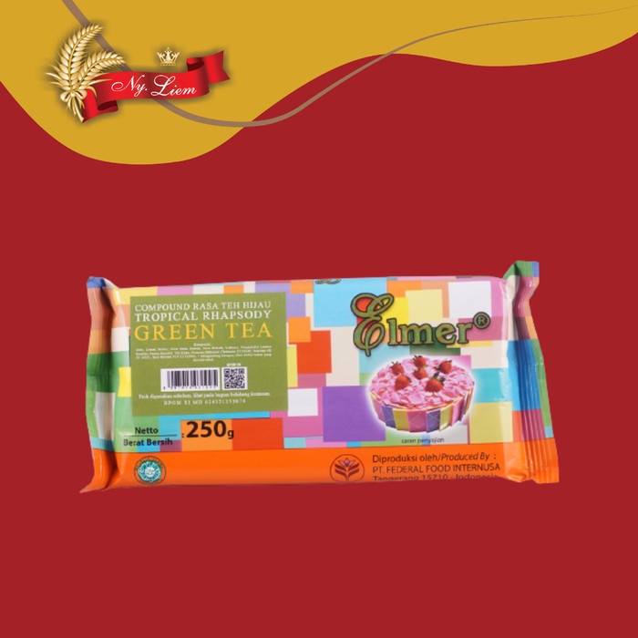 Jual ELMER GREEN TEA Tropical Rhapsody Cokelat Compound 250 gram ...