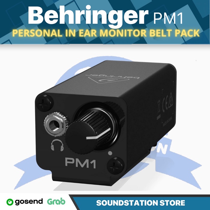 Jual BEHRINGER POWERPLAY PM1 Personal In Ear Monitor Belt Pack | Shopee ...