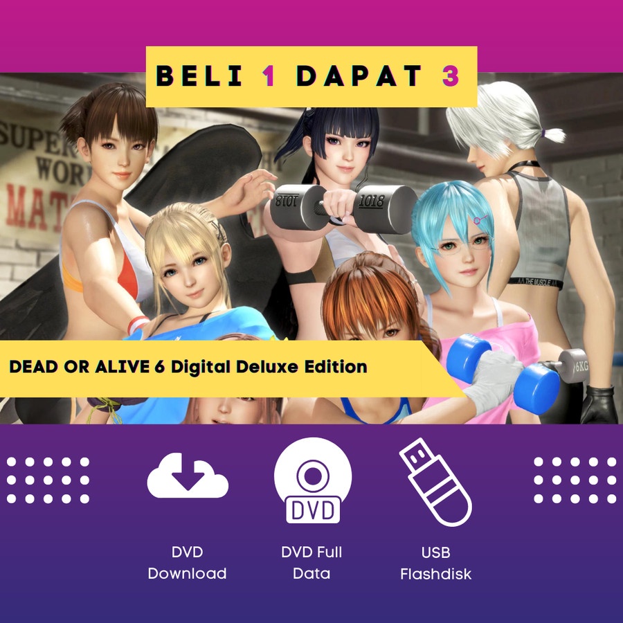 Jual DEAD OR ALIVE 6 | GAME PC ORIGINAL | Shopee Indonesia