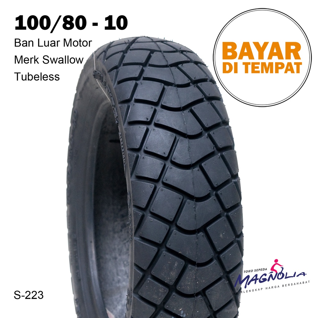 Jual Ban Luar Motor Ring 10 Vespa Gorilla Monkey S223 Merk Swallow | Shopee Indonesia